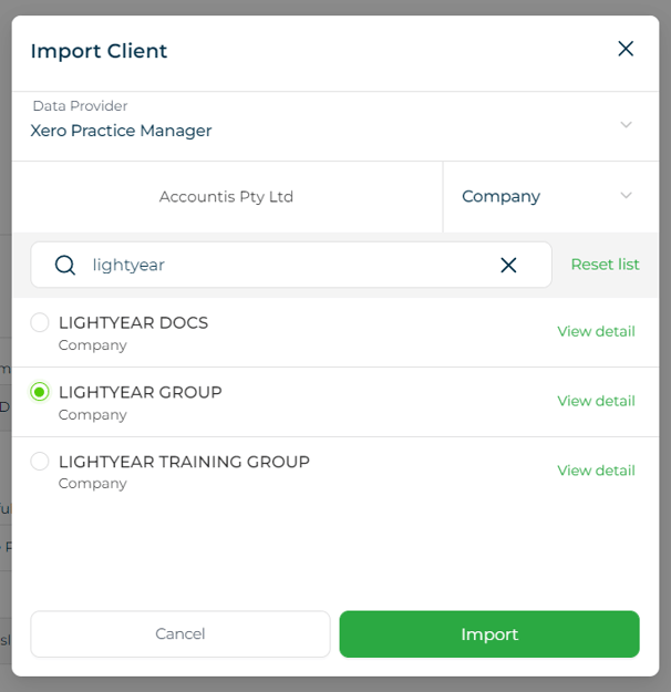 How to import data into an interview from XPM?